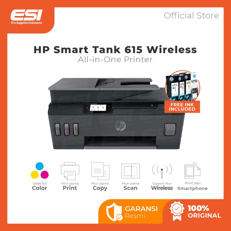 Jual Print Head Hp Smart Tank 615 Colour Original Murah - Harga Diskon ...