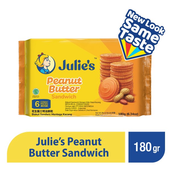 Jual Julie's Peanut Butter Sandwich [180 g] di Seller DIMA-Bandung Official Store - Binong, Kota ...