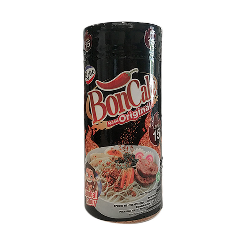 Promo KOBE Boncabe Sambal Tabur Original Level 15 [45 g] Diskon 12% di ...
