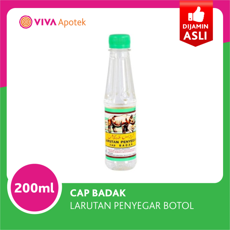 Jual Larutan Penyegar Cap Badak Botol 200Ml di Seller VIVA APOTEK ...