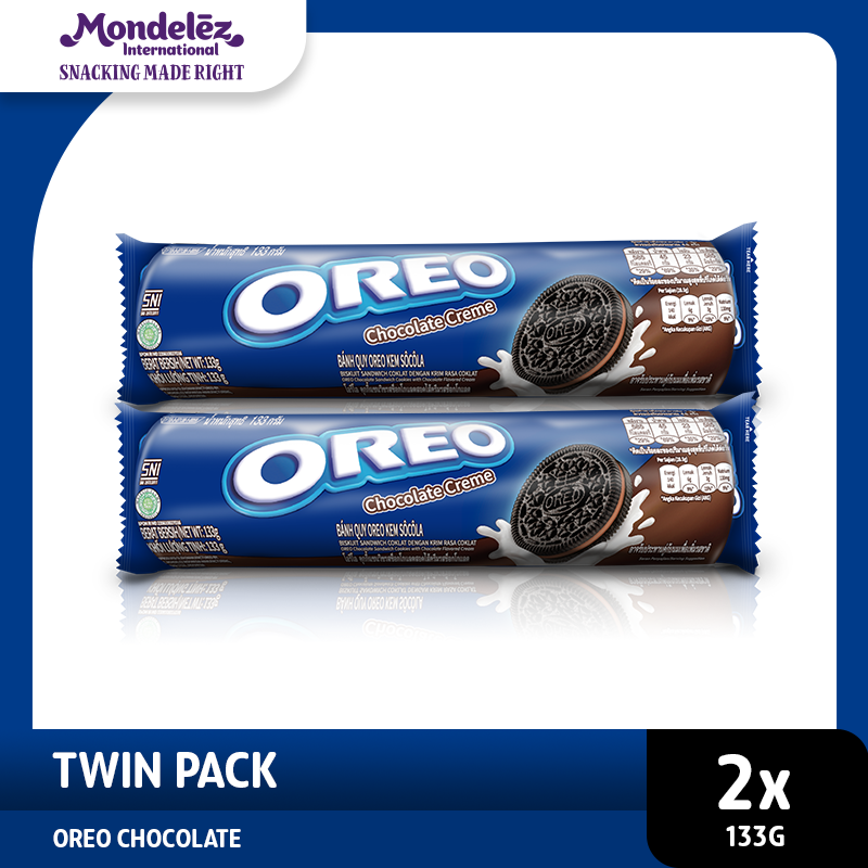 Jual Oreo Chocolate [133 G/2 Pcs] Di Seller Mondelez Official Store ...