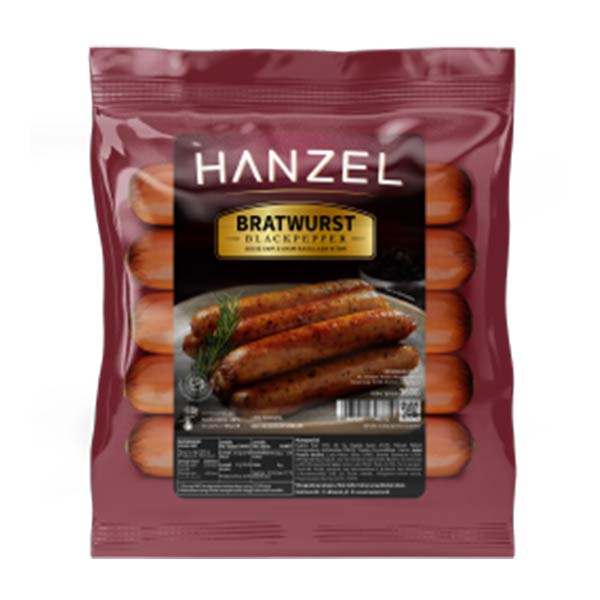 Promo HANZEL BRATWURST BLACK PAPPER 360 GR Diskon 15% di Seller ...