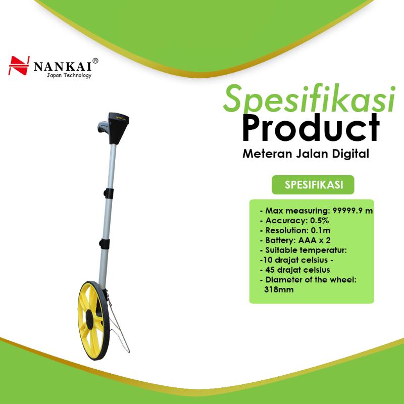 Jual Meteran Jalan Roda Dorong Digital Nankai Di Seller Nankai Tools ...