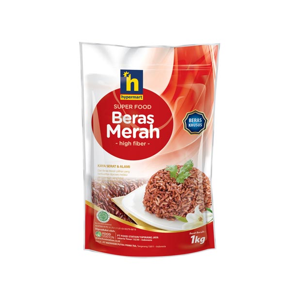 Jual HYPERMART BERAS MERAH 1 KG FS di Seller Hypermart Royal Official ...
