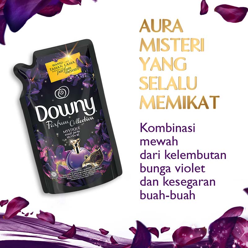 Promo Downy Mystique Softener Pewangi Dan Pelembut Pakaian Konsentrat [1.35 L] Diskon 7% Di ...