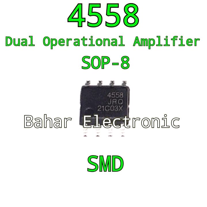 Jual IC 4558 NJM4558 SMD SOP-8 di Seller Bahar Electronic - Oroombo ...