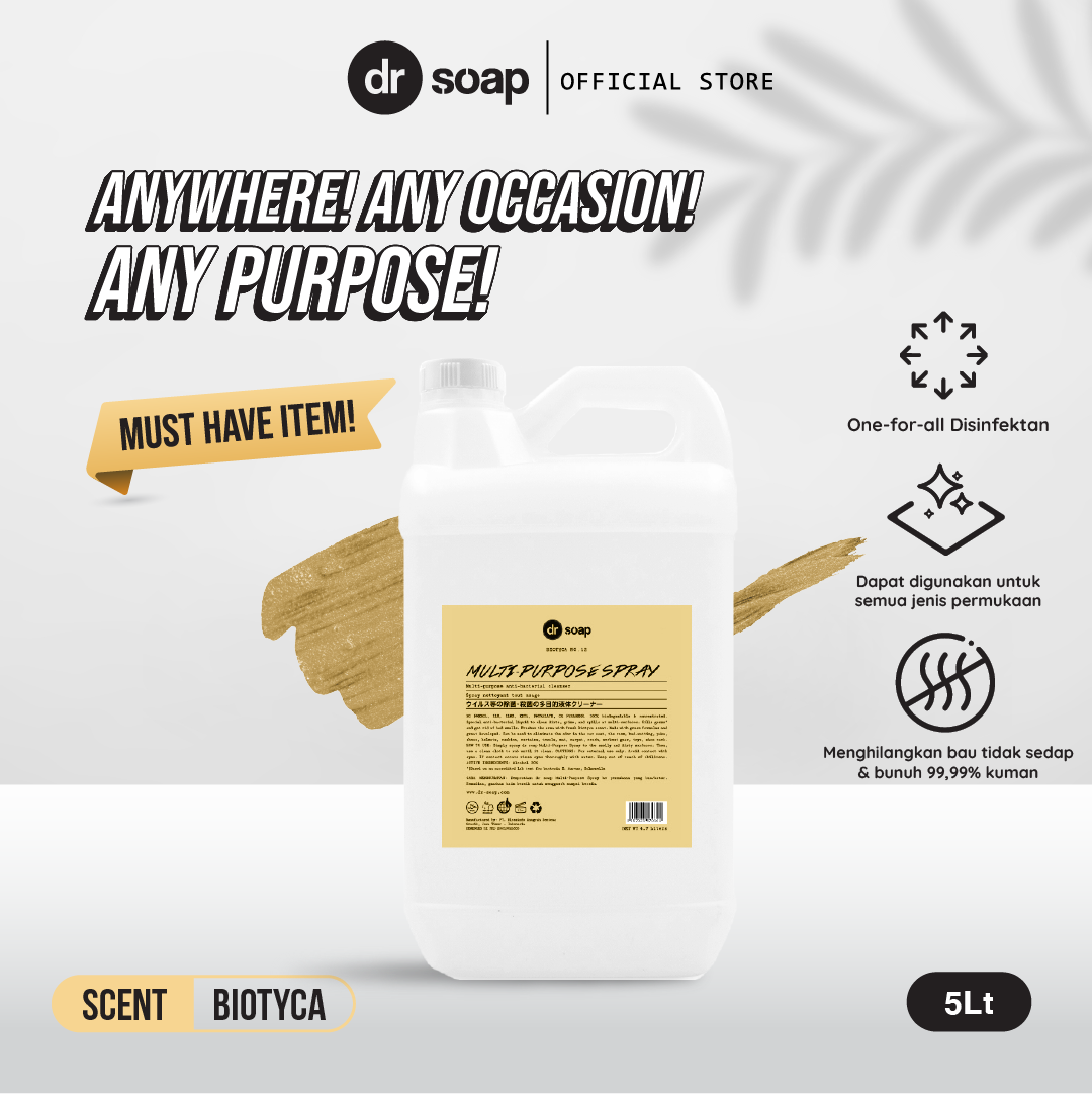 Promo Dr Soap Multi-purpose Spray Biotyca Refill [5 L] Byotica Diskon ...