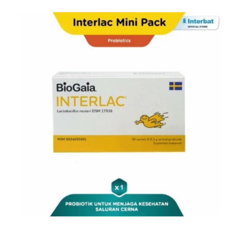 Jual Interlac Probiotik Mini Pack [30 Sachet] Di Seller Blibli.com ...