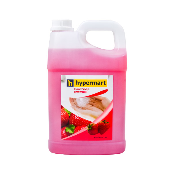 Jual HYPERMART VALUE PLUS HAND SOAP STRAWBERRY 4 LITER di Seller ...