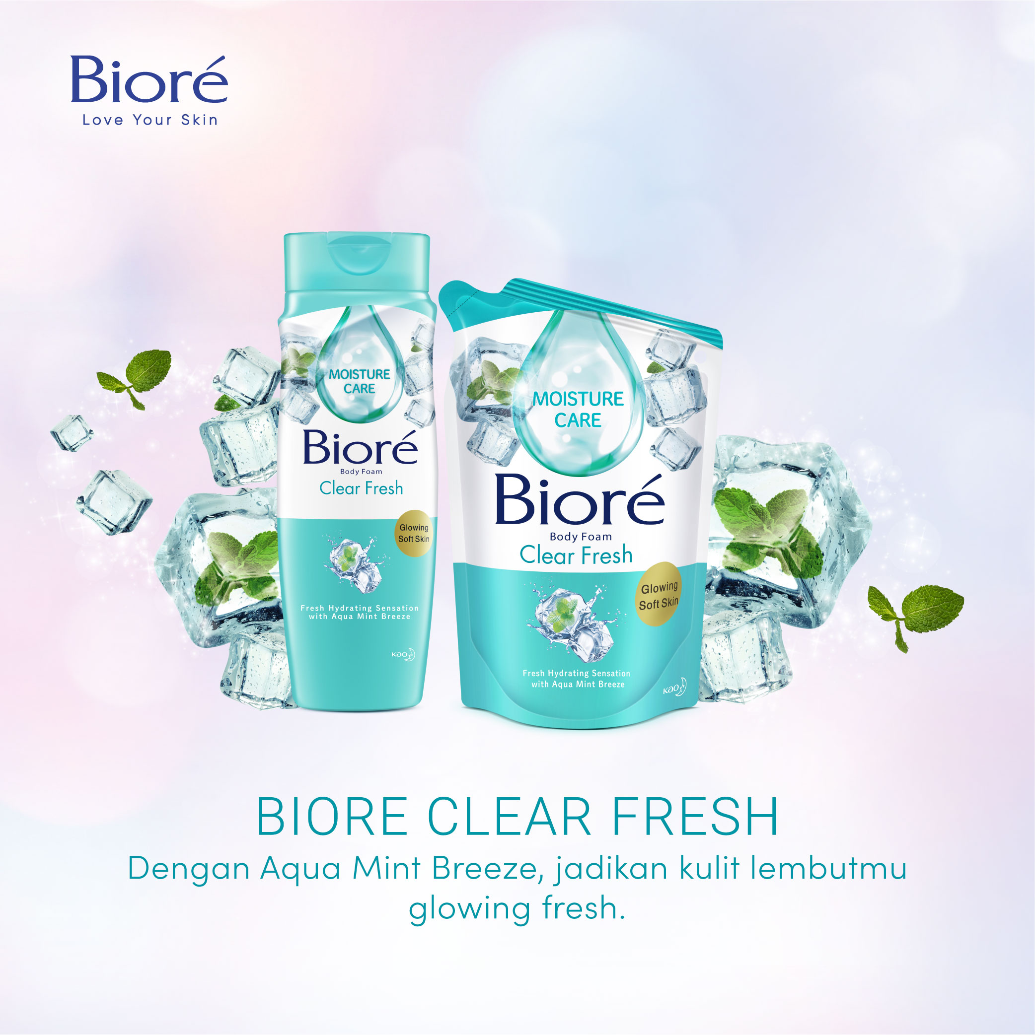 Promo Biore Clear Fresh Pouch Body Foam [400 Ml] Diskon 14% Di Seller ...