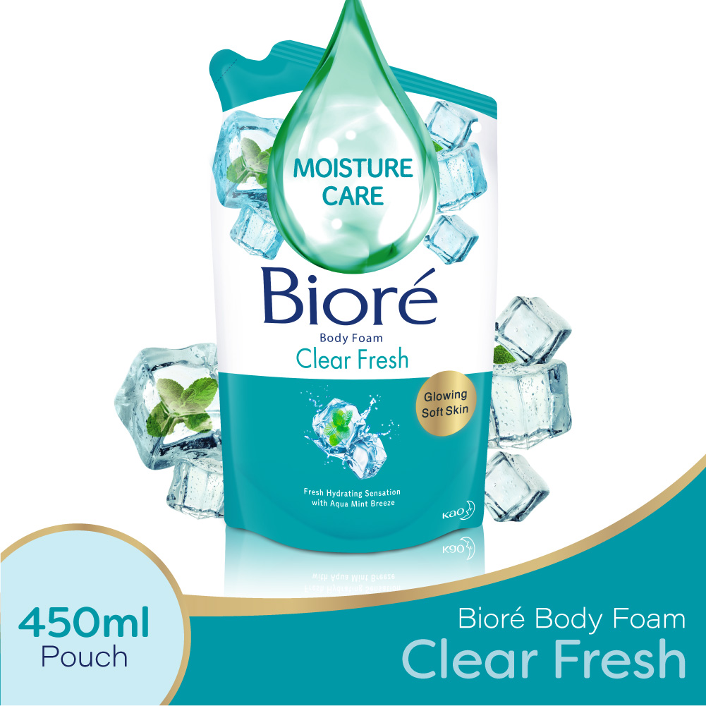 Jual Biore Clear Fresh Pouch Body Foam 450 mL di Seller DEYA_MART ...