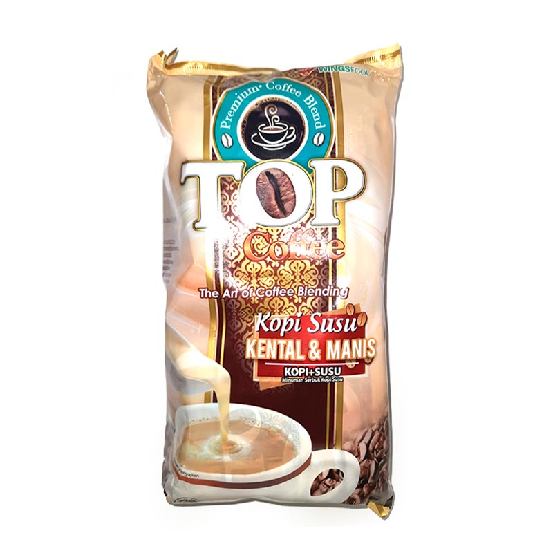 Jual TOP Coffee Kopi Susu Kental Manis 3 In 1 Pack 10X30GR di Seller ...