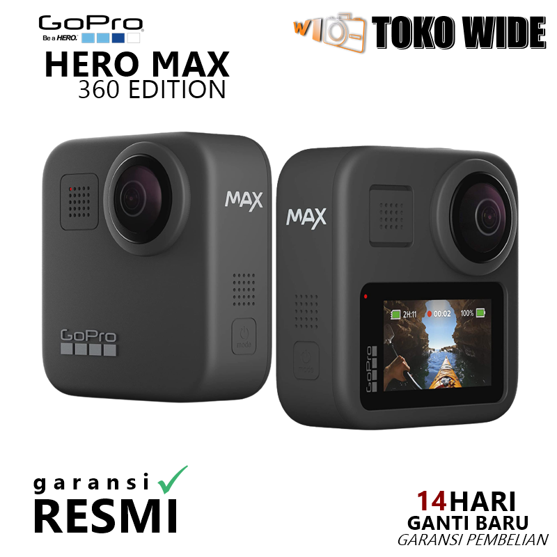 Promo [TOKO WIDE] GoPro Hero Max Action Camera 360 Garansi Resmi Diskon 17% di Seller Toko Wide ...
