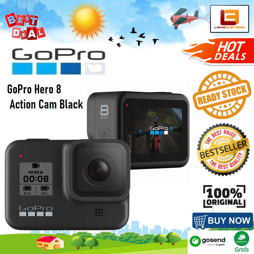 Promo GoPro Hero 8 Action Cam Black - Ladang Diskon 12% di Seller ...