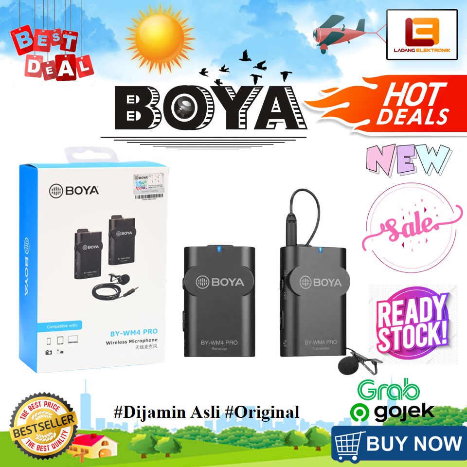 Jual Boya BY-WM4 Pro K1 Wireless Mic Microphone for Camera & Smartphone - LADANG di Seller ...