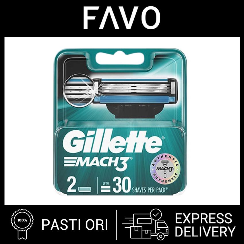 Promo Gillette Mach 3 Cartridge 2 Diskon 12% di Seller FAVO.id Official ...