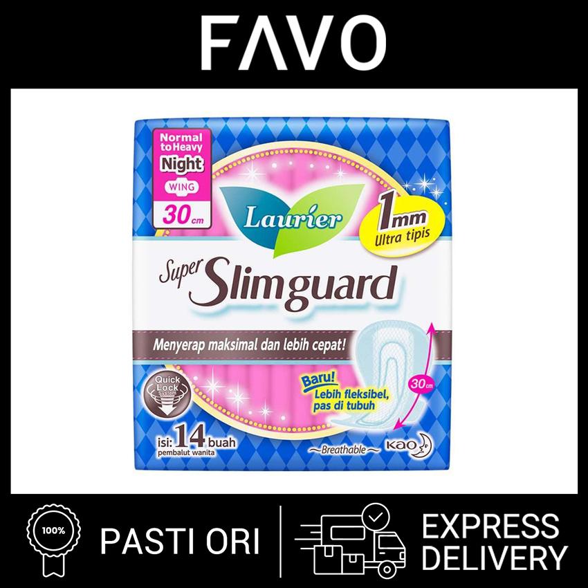 Promo Pembalut Laurier Super Slim Guard 30cm - 14 pcs Diskon 8% di ...