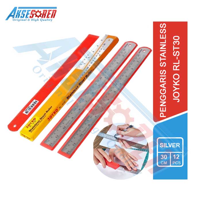 Jual Penggaris Besi 30 Cm Joyko Stainless Original Harga Termurah Juni 2024 | Blibli