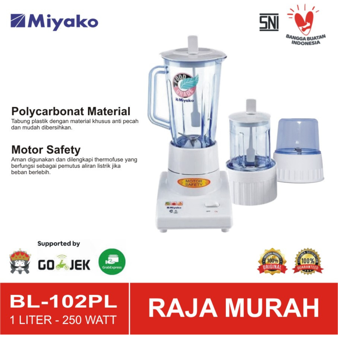 Promo Miyako BL-102 PL Blender Diskon 23% di Seller RAJA MURAH - Kota ...