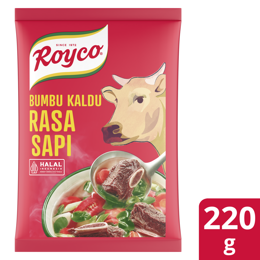 Promo ROYCO Bumbu Kaldu Penyedap Rasa Sapi 220 g Diskon 5% di Seller ...