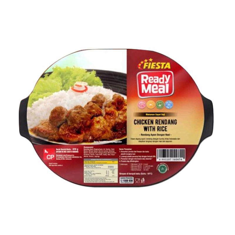 Jual Fiesta Chicken Rendang with Rice Makanan Instan @320 g/ [6 pcs] di ...