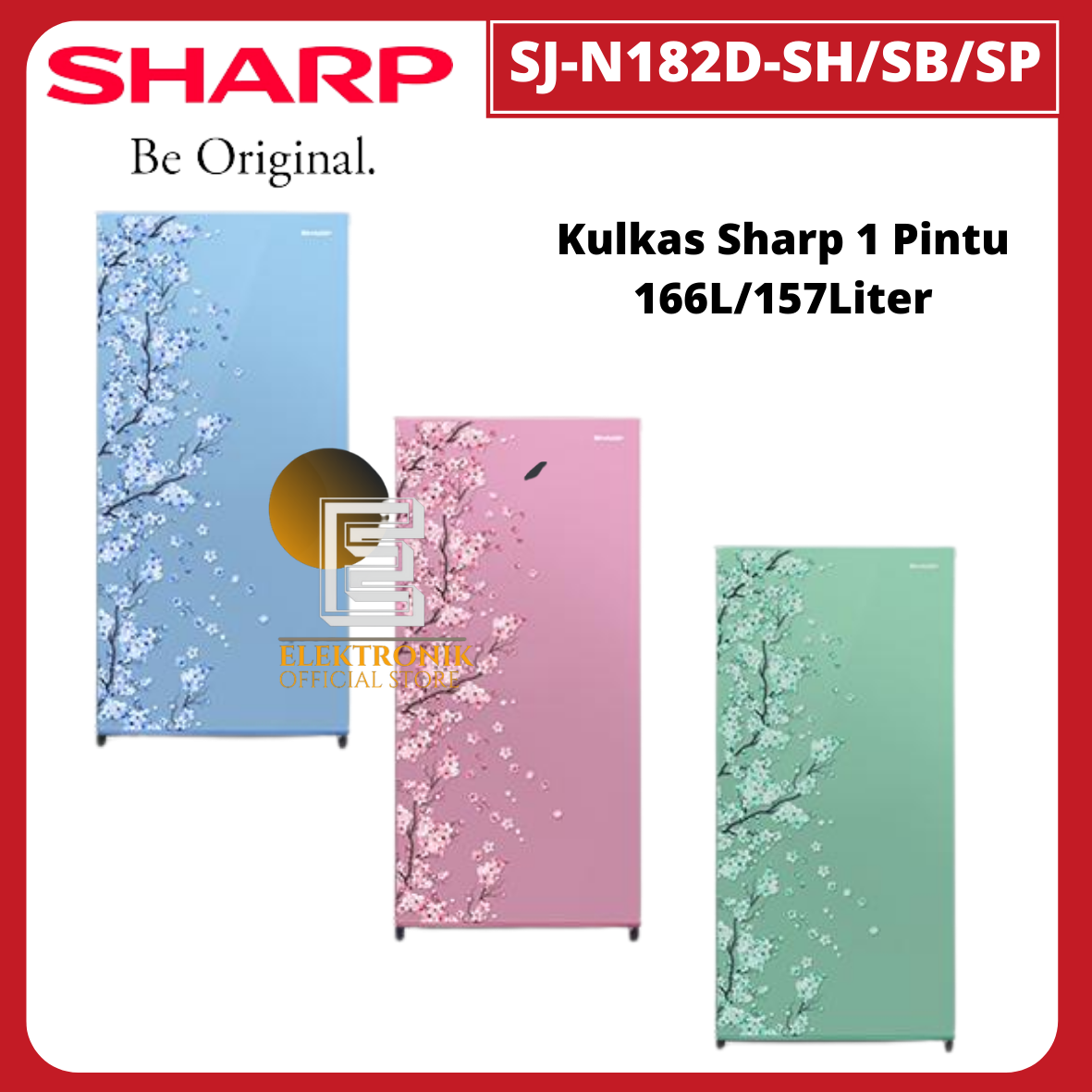 Jual Kulkas Sharp 1 Pintu Sjn182 D Original, Murah & Diskon Maret 2024 ...
