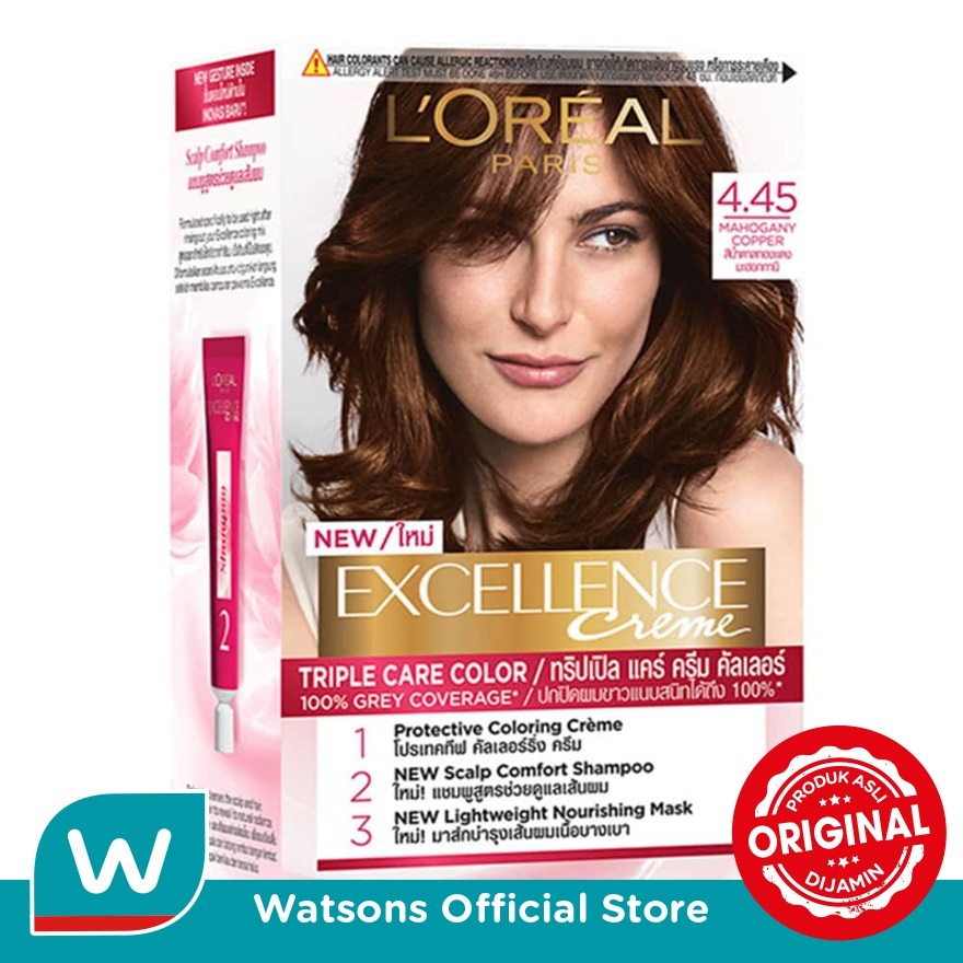 Promo Loreal Paris Excellence Creme Hair Color 4 45 Mahogany Copper