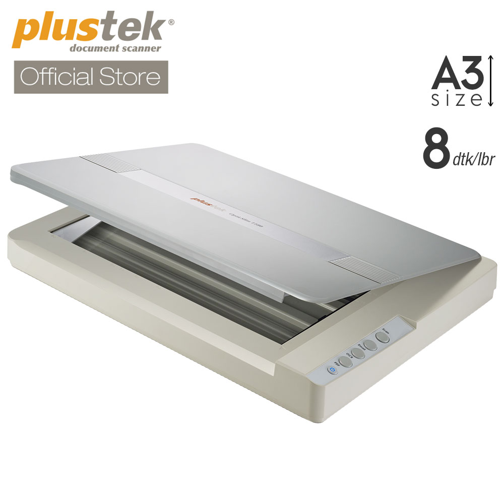 Jual Plustek Scanner Opticslim 1180 (a3 - 15 Detik) (flatbed) Di Seller ...