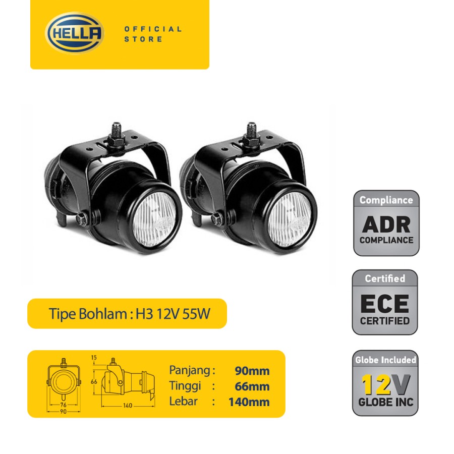 Jual Hella Micro De Fog Lamp Di Seller Hella Indonesia - Bungur, Kota ...