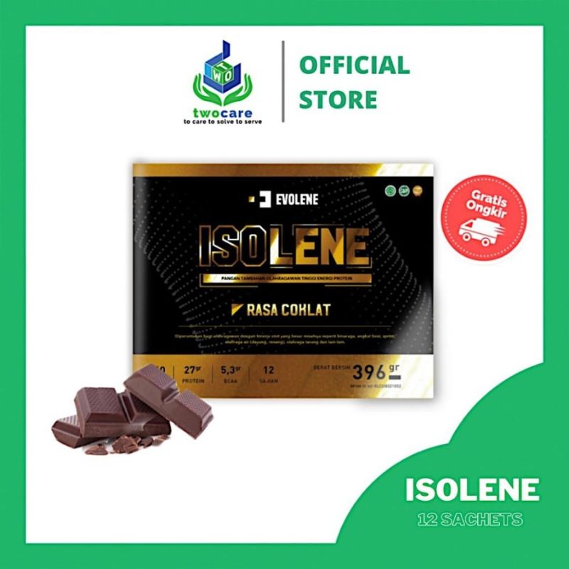 Jual Evolene Isolene Isolate Whey Isolate BPOM 12 sachet di Seller ...