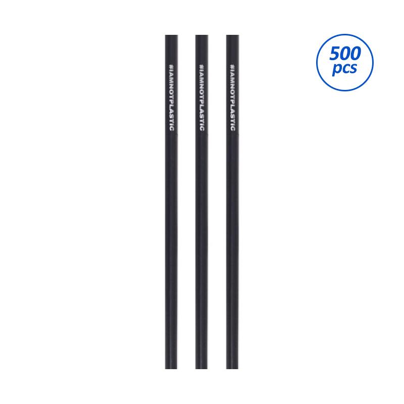 Jual Avani Pla Straw #iamnotplastic Sedotan Minuman - Black [8 X 197 Mm ...