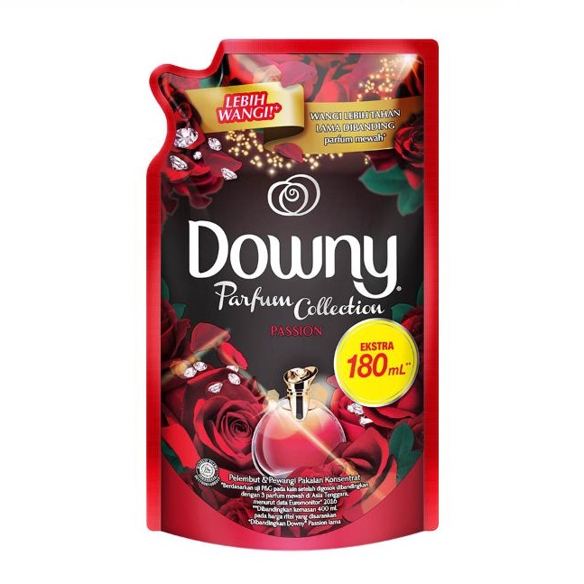 Jual Downy Passion Pewangi Dan Pelembut Pakaian Konsentrat Refill - Merah [1.45l] Di Seller ...
