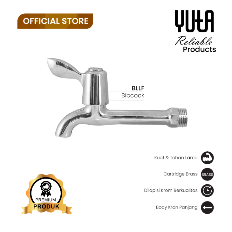 Promo Yuta Kran Air / Keran Tembok - Bibcock Zinc Brass Bllf Diskon 45% ...