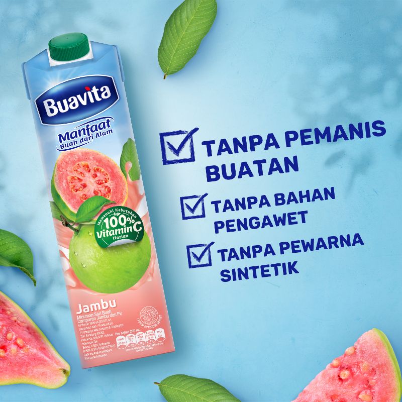 Promo Buavita Guava [1000 mL] Diskon 4% di Seller Unilever Beverage ...