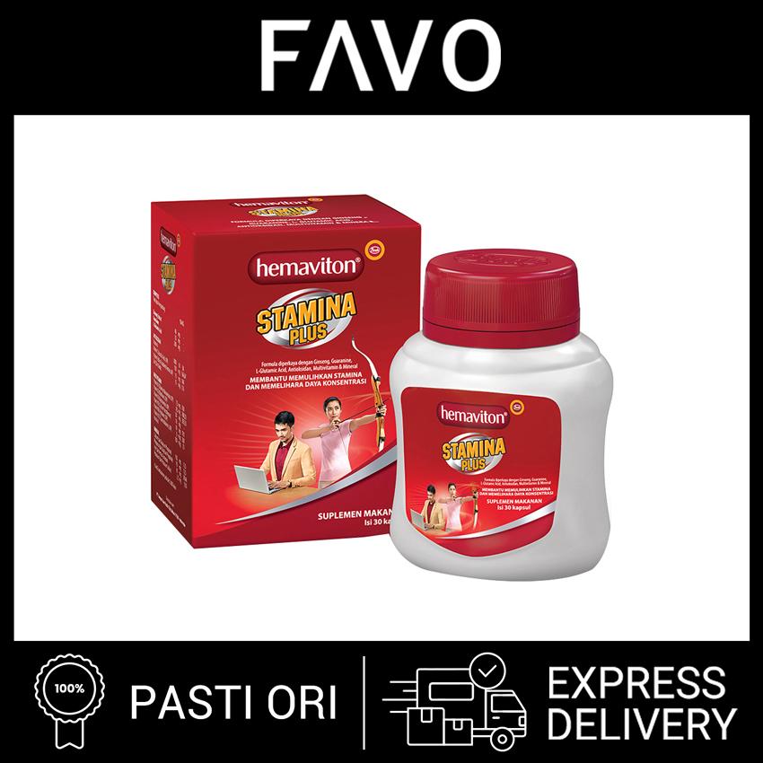 Promo Penambah Stamina Pria Hemaviton Stamina Plus Botol - 30 Kapsul ...
