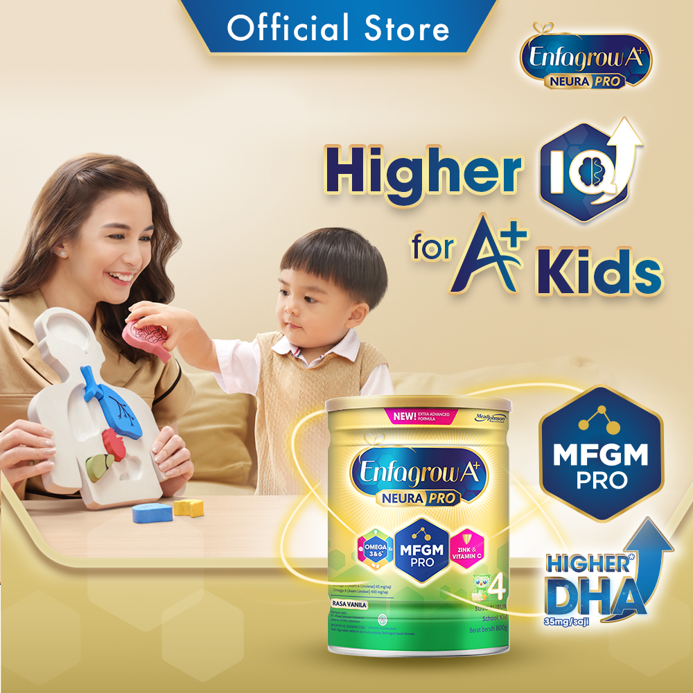 Jual Enfagrow A+ 4 Susu Formula Anak 3 - 12 Tahun Vanila 1800 Gr Di ...