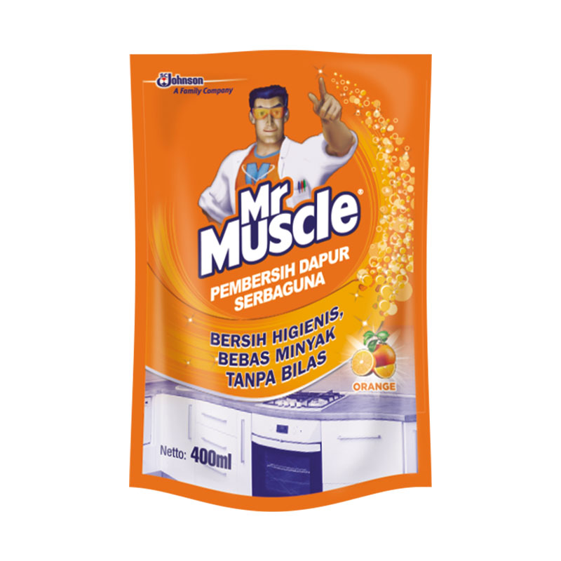 Promo MR. MUSCLE Kitchen Orange Pouch [400 mL] Diskon 15% di Seller ...