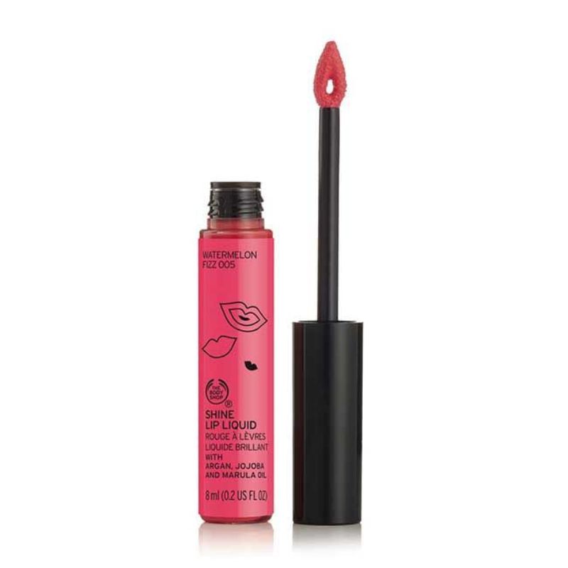 Jual The Body Shop Shine Lip Liquid Lip Gloss Strawberry Bonbon ...