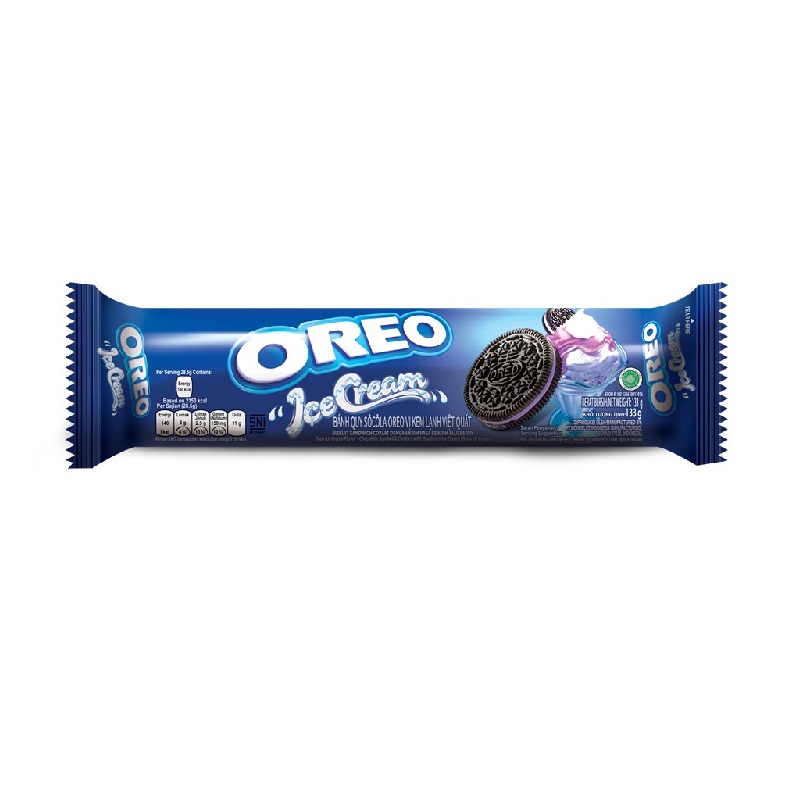 Promo Oreo Biskuit Blueberry Ice Cream [119,6 g] Diskon 9% di Seller ...