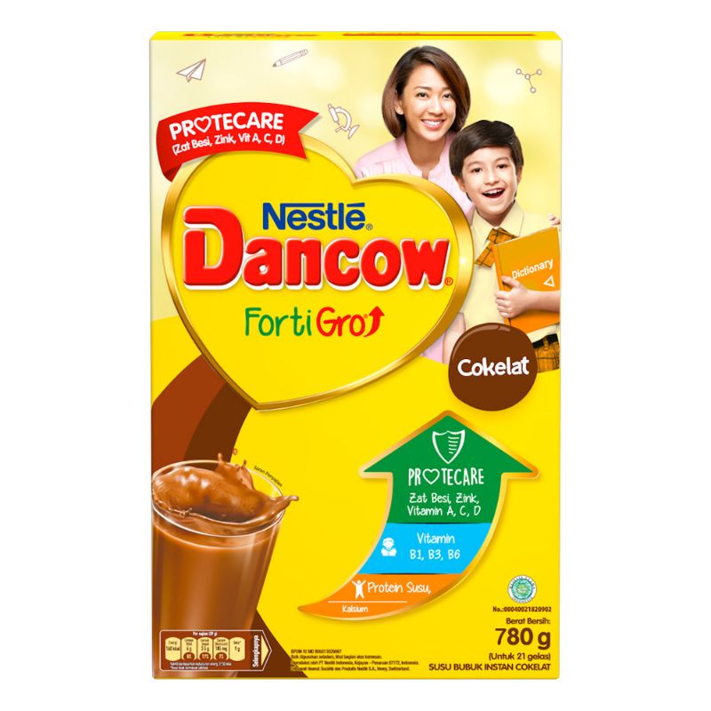 Jual Nestle Dancow FortiGro Susu Bubuk Instan Cokelat 780 g di Seller ...