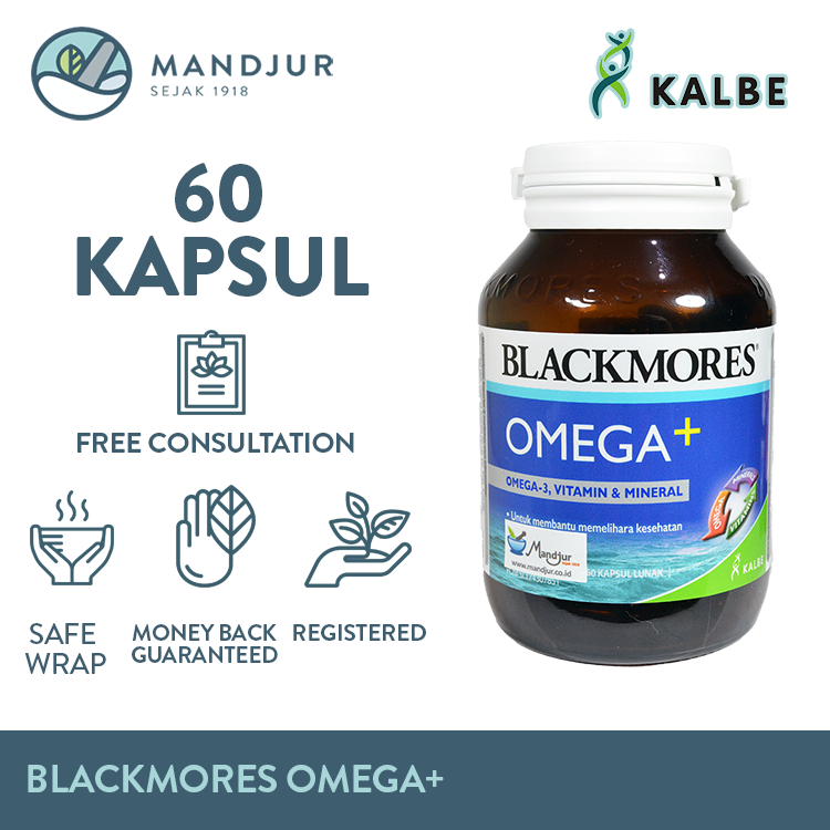 Jual Blackmores Omega plus Suplemen [60 Tab] di Seller CV Apotik Age ...