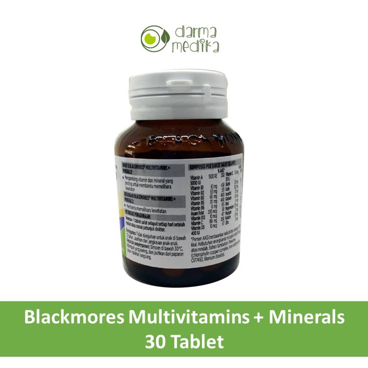 Jual Blackmores Multivitamins + Minerals [30 Caps] Di Seller Darma Medika - Darma Medika - Kab ...