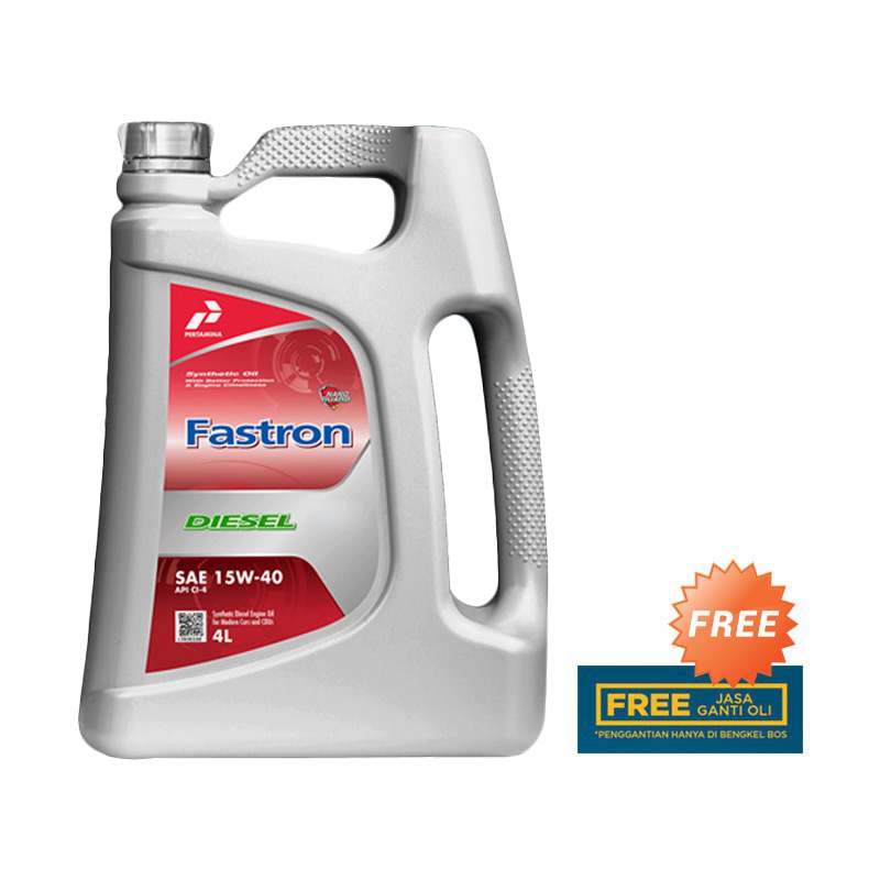 Jual Pertamina 15w-40 Fastron Diesel Oli [4 Liter] Di Seller Bengkel ...