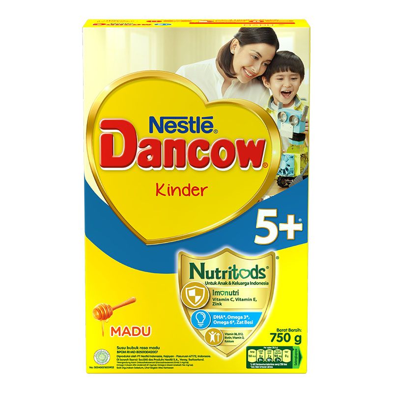 Jual Nestle Dancow 5+ Nutritods Susu Pertumbuhan 5-12 tahun Madu Box ...