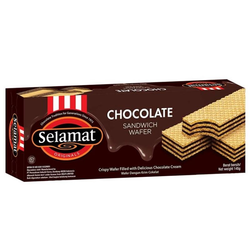 Jual Selamat Wafer Chocolate Cream 145 g di Seller Alfamidi Official ...