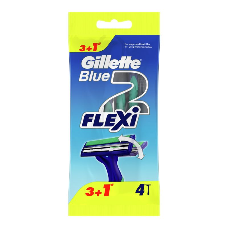 Jual Gillette Blue II Plus Razor 3+ 1 pcs - Pisau Cukur di Seller ...