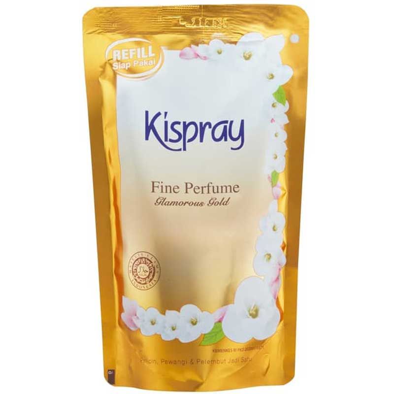 Jual Kispray Fine Perfume Glamorous Gold Pewangi Pakaian Refill 280 ml di Seller Alfamidi ...