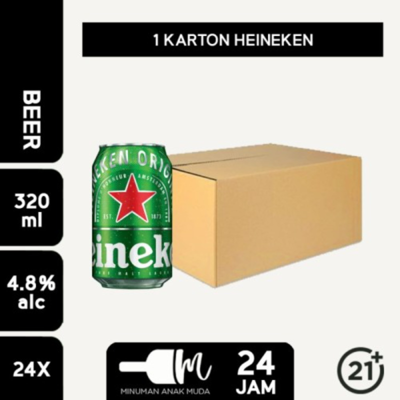 Promo Heineken Can Bir [320 mL] @1 dus Diskon 1% di Seller 2AA-Sembako ...