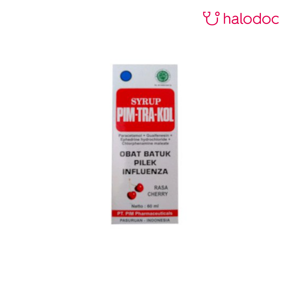 Jual Pim-Tra-Kol Sirup Rasa Cherry [60 ml] di Seller Halodoc Official ...