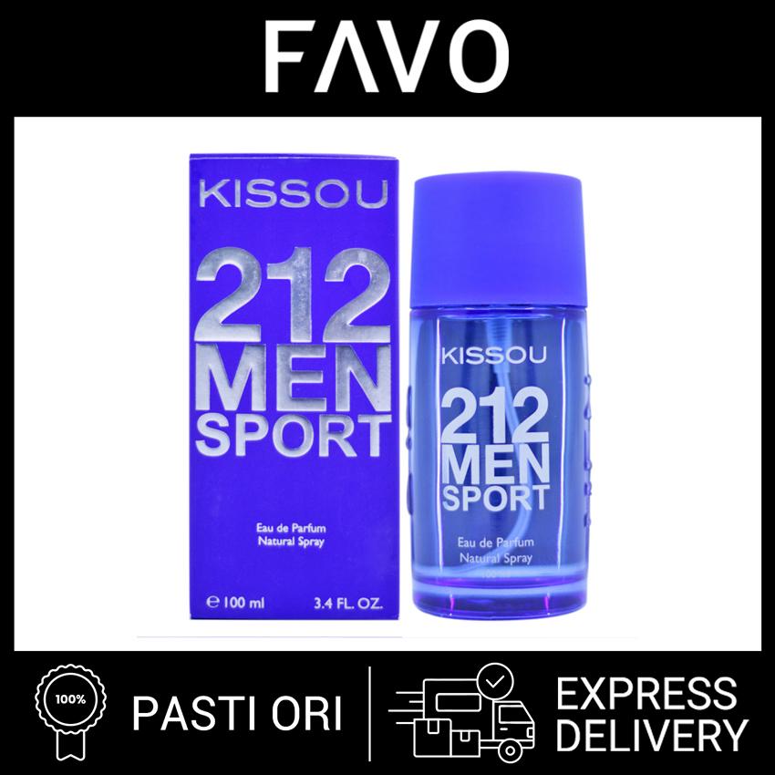 Jual Parfum Pria Kissou 212 Men Sport Eau de Parfum isi 100 mL di ...